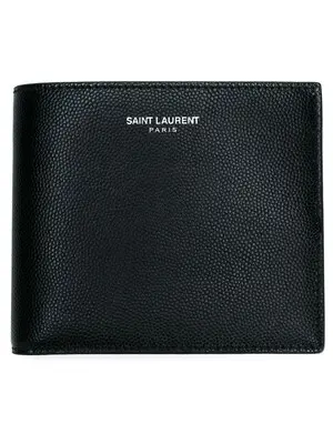 Saint Laurent East/west Wallet With Coin Purse - Black