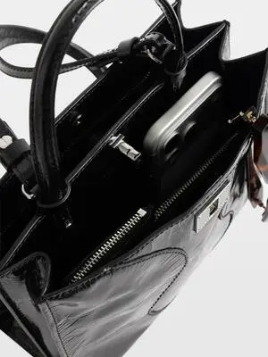 Zadig&Voltaire Jack Mini Vintage Patent Bag - Black