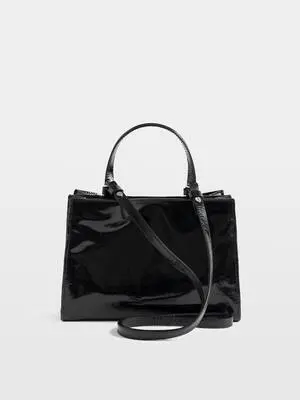 Zadig&Voltaire Jack Mini Vintage Patent Bag - Black