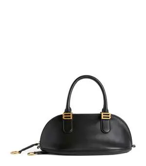 Paneled Leather Mini Bags