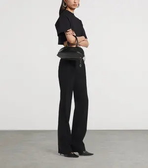 Balenciaga Mini Leather Bowling Bag
