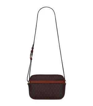 Saint Laurent Monogram Camera Bag - Brown