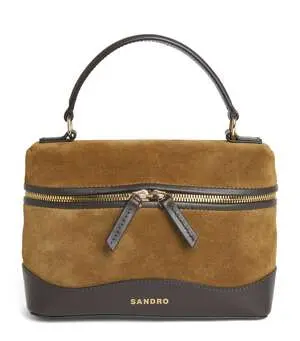 Sandro Suede Tangolino Vanity Bag