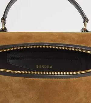 Sandro Suede Tangolino Vanity Bag