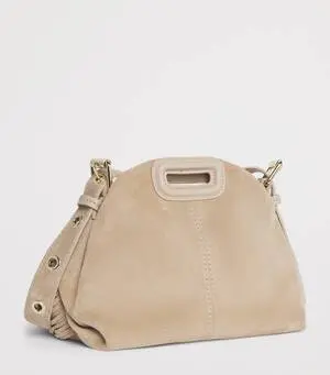 Maje Mini Suede Shoulder Bag