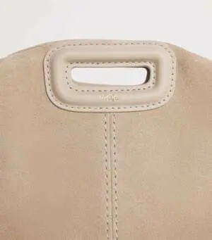 Maje Mini Suede Shoulder Bag