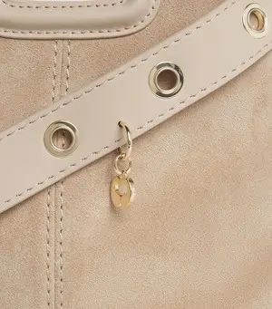 Maje Mini Suede Shoulder Bag