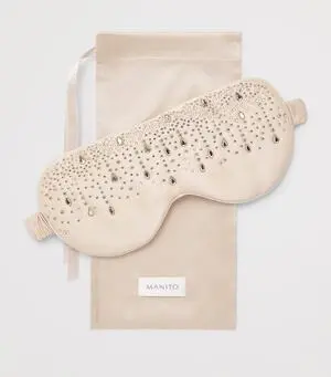 MANITO Mulberry Silk Twinkle Sleep Mask - Pink