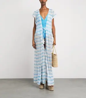 Melissa Odabash Panarea V-neck Swimsuit - Blue