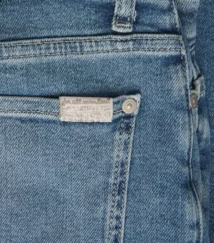 7 For All Mankind Lotta High-rise Wide-leg Jeans - Blue