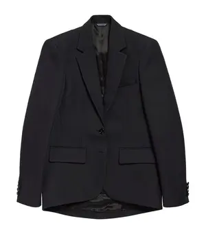 Balenciaga Wool And Silk Cocoon Blazer