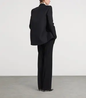 Balenciaga Wool And Silk Cocoon Blazer