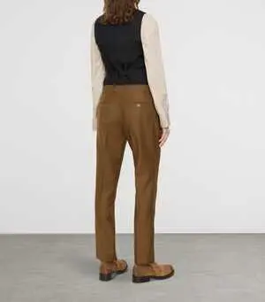 Burberry Wool-mohair Tailored Trousers