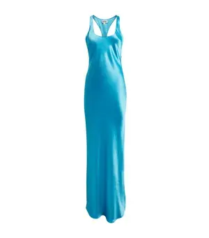 Stretchy Sleeveless Maxi Dresses