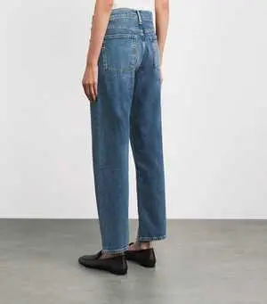 Rag & Bone Harlow Straight Leg Jeans - Blue