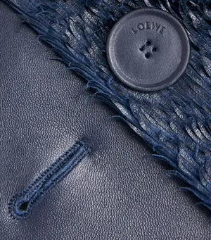 Loewe Lamb Leather Tailored Coat
