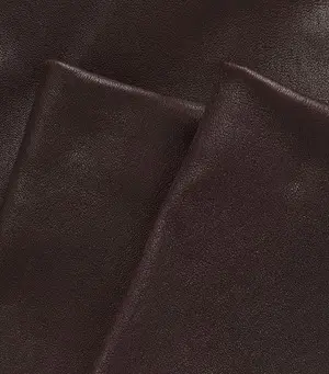 Nour Hammour Leather Cropped Capri Trousers