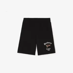 Burberry Check Flag Cotton Shorts