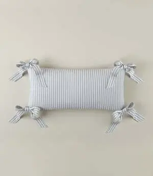 PEACOCK ALLEY Caitlin Bow Pillow