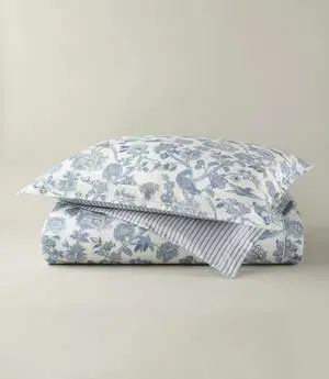 PEACOCK ALLEY Highgrove Toile Reversible Duvet Set - Highgrove Moss