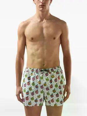 Gcds Apple-print Swim Shorts