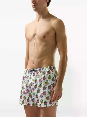 Gcds Apple-print Swim Shorts