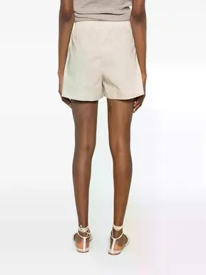 MC2 SAINT BARTH Crystal-embellished Shorts - Neutrals