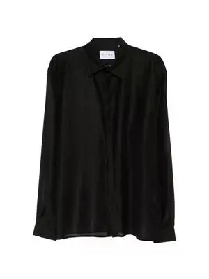MARSEM Contrast-stitch Long-sleeve Shirt