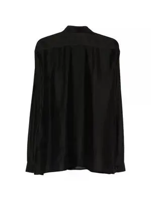 MARSEM Contrast-stitch Long-sleeve Shirt