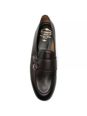 Neil Barrett Double-buckle Leather Loafers