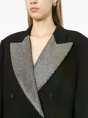 Khaite Balton Crystal-embellished Blazer - Black
