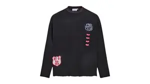 FOUND Embroidered Patches Long Sleeve Tee Shirt