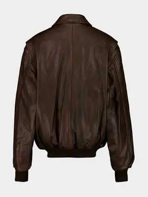 Rabanne Leather Zip-front Jacket