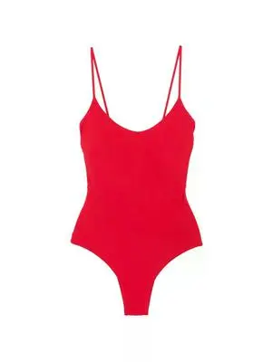 FISICO Scoop-neck Spaghetti-strap Swimsuit - Red