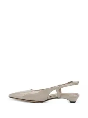 POMME D´OR Greta Patent Leather Slingback Pumps