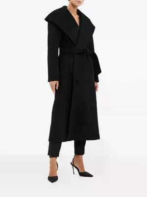 Rebecca Vallance Bower Belted Coat - Black
