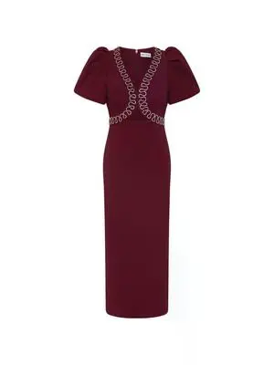 Rebecca Vallance V Neck Cocktail Dresses