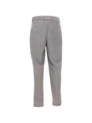 BOSS Virgin Wool Trousers - Grey