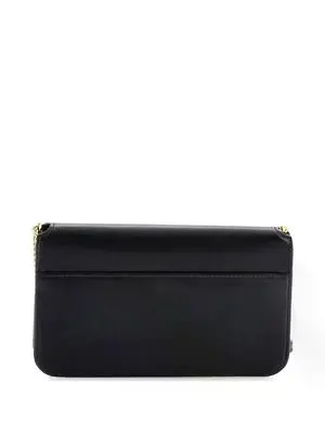 Saint Laurent Monogram Phone Holder Leather Shoulder Bag - Black