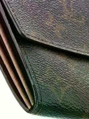 LOUIS VUITTON Vintage Sarah Wallet Monogram Canvas Small Wallets