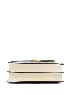 Gucci Ophidia Flap Top Handle Small Satchel Gg Coated Canvas