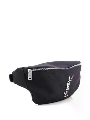 Saint Laurent Classic Monogram Canvas Belt Bag