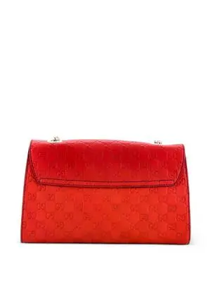 Gucci Emily Chain Flap Bag Sisma Leather Medium - Red