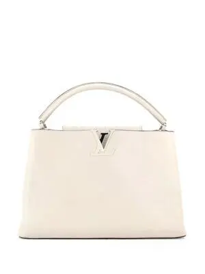 LOUIS VUITTON Capucines Gm Satchel - Neutrals