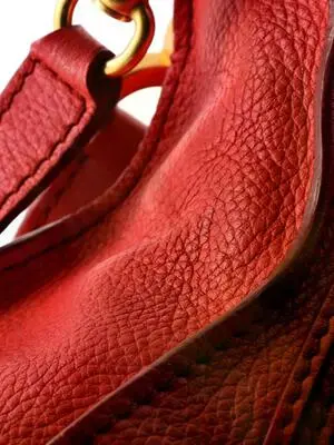 Chloé Marcie Leather Medium Satchel - Red