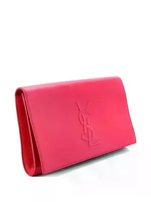 Saint Laurent Belle De Jour Large Clutch - Pink