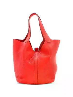 Hermès Picotin Lock Mm Bucket Bag - Red