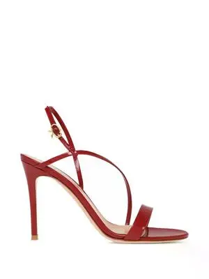 GIANVITO ROSSI Manhattan Ankle-strap Sandals - Red