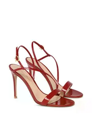 GIANVITO ROSSI Manhattan Ankle-strap Sandals - Red