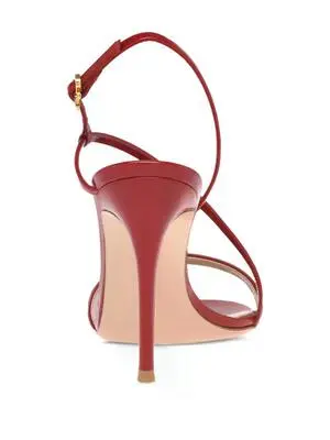 GIANVITO ROSSI Manhattan Ankle-strap Sandals - Red